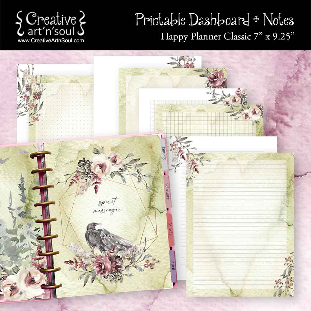 Paper & Surfaces Drawing & Drafting Spirit Messenger Happy Planner ...