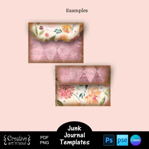 Junk Journal Templates, Envelopes - CreativeArtnSoul