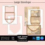 Junk Journal Templates, Large Envelope - CreativeArtnSoul
