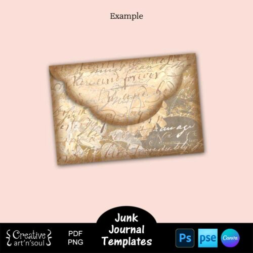 Junk Journal Templates, Large Envelope - CreativeArtnSoul