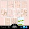 Printable Junk Journal Cards Template Bundle for Canva and Photoshop ...