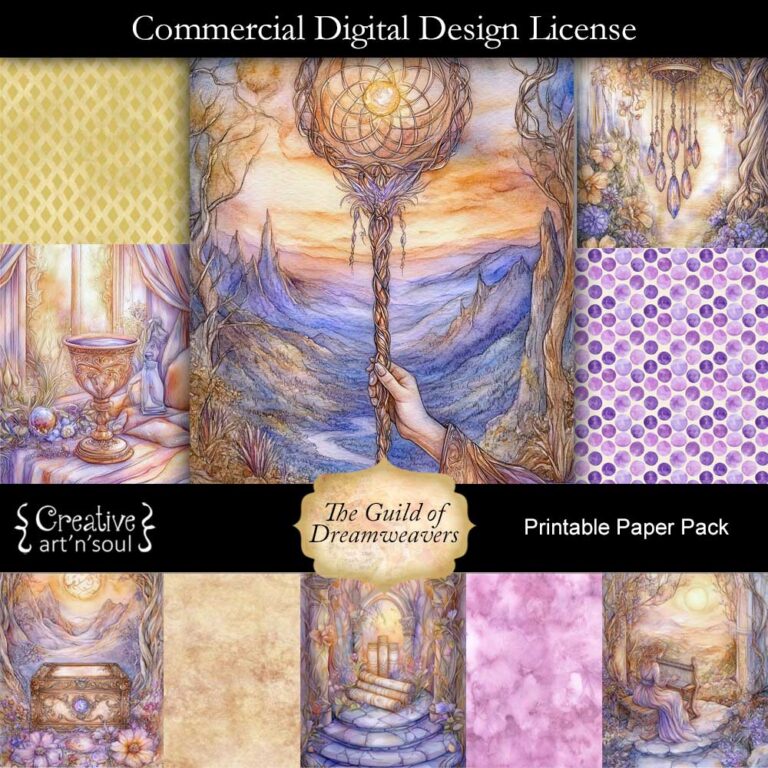 Commercial Digital Design License for The Guild of Dreamweavers Paper ...