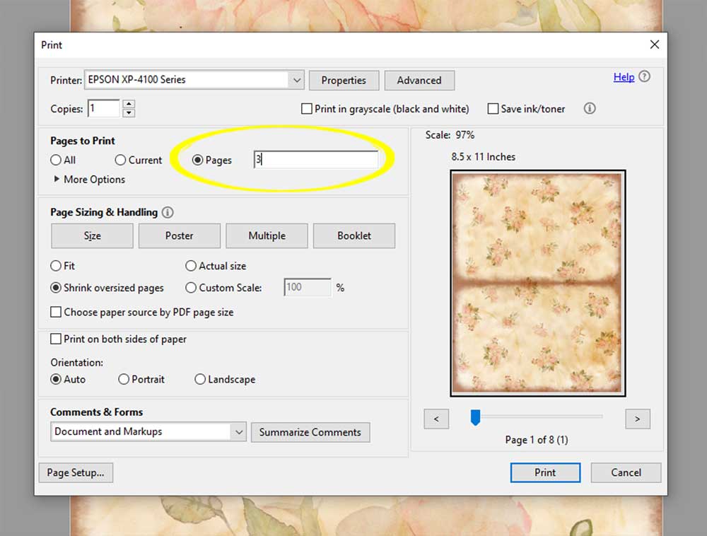 How To Print Single And Multiple Pages In PDF Documents Creative ArtnSoul