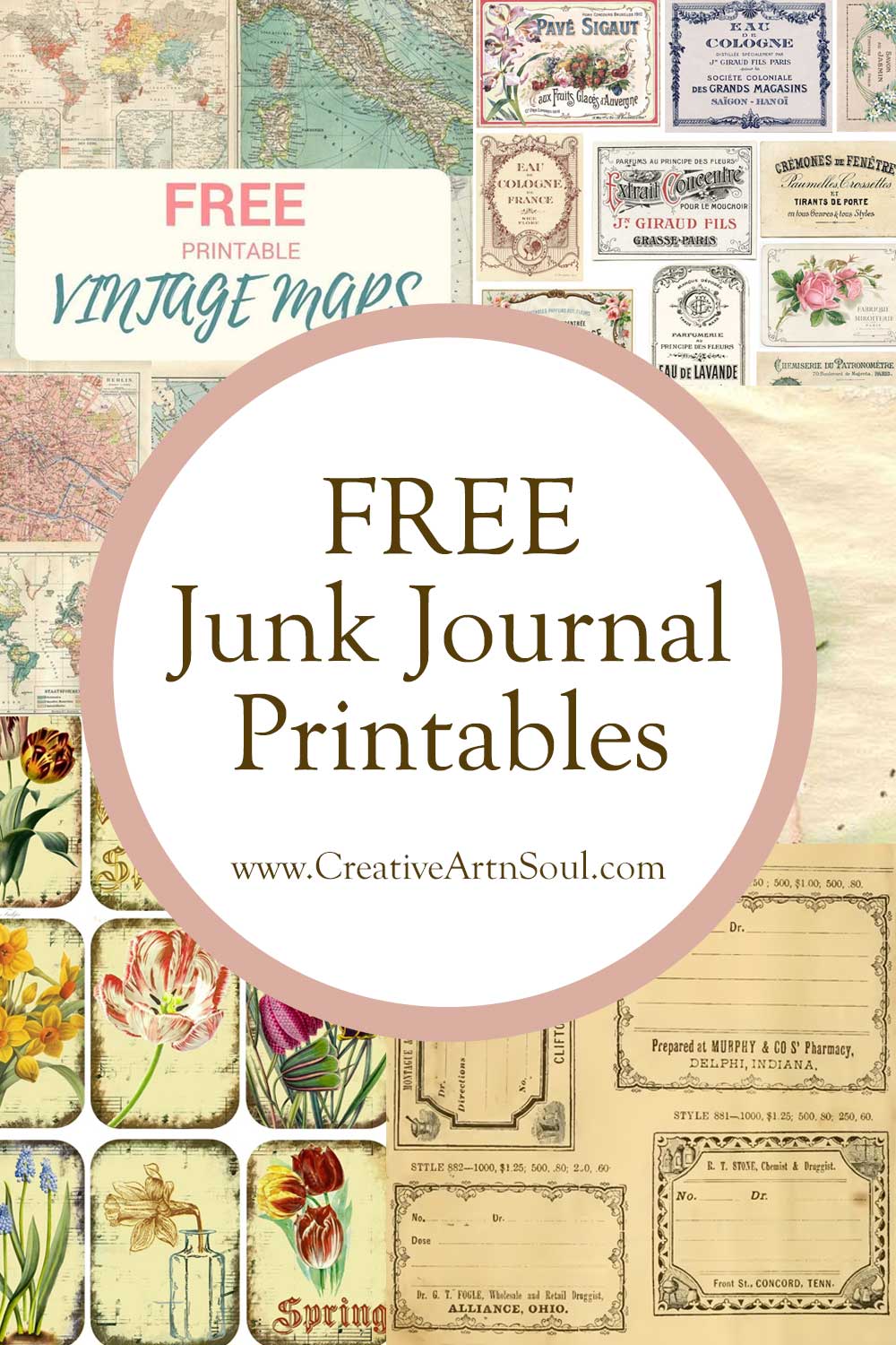Junk Journal Accessory Journal Card Printable Ephemera Printable 